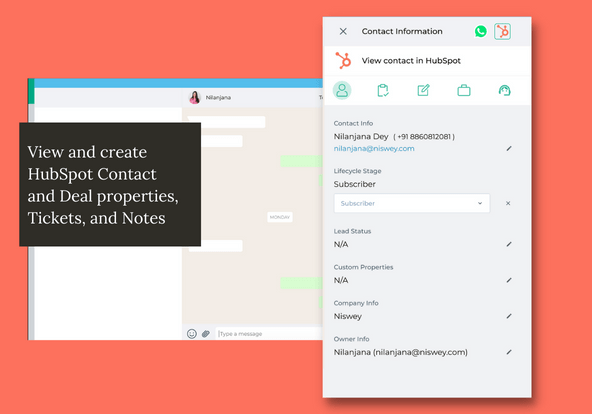 Advanced HubSpot + WhatsApp Integration - Connect Seamlessly | Niswey