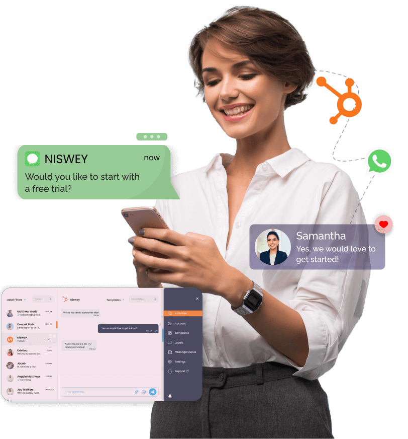 HubSpot WhatsApp Integration - Connect WhatsApp to CRM | Niswey